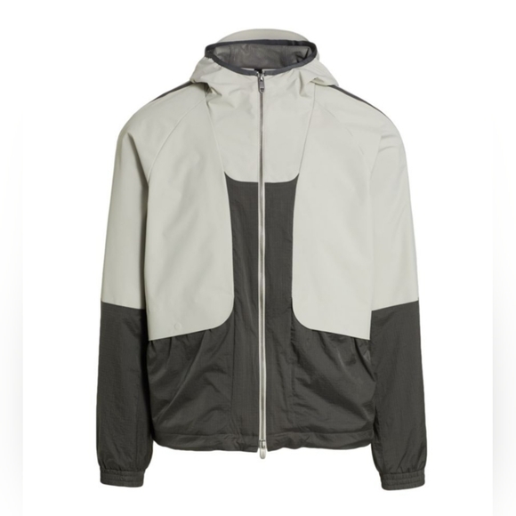 Zegna | Jackets & Coats | Zegna Mens Panelled Soft Shell Hooded Jacket ...
